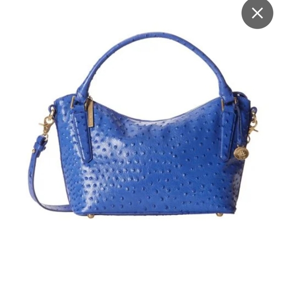 Brahmin | Bags | Brahmin Elegant Blue Leather Normandy Norah Handbag ...
